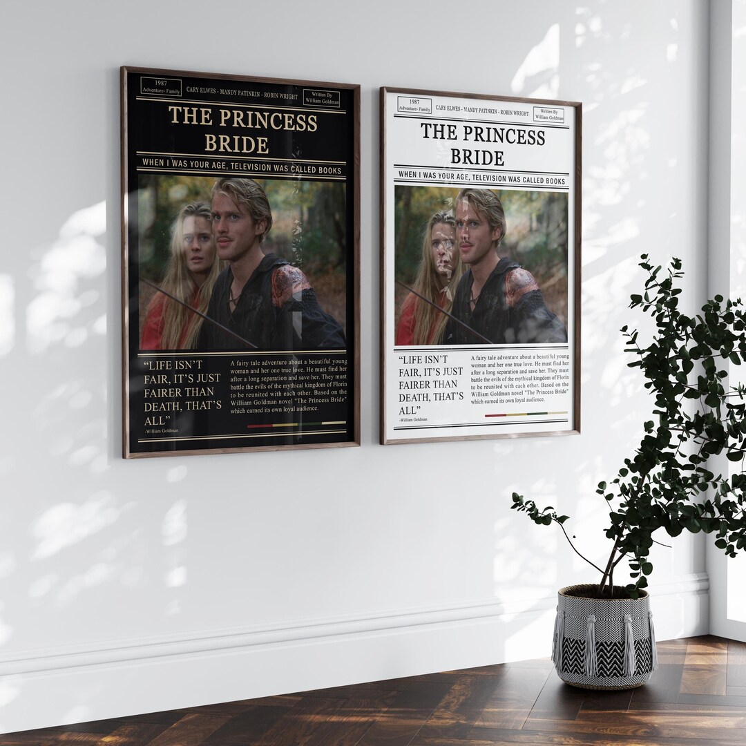 The Princess Bride Poster - the Princess Bride Movie - Movie Poster ...