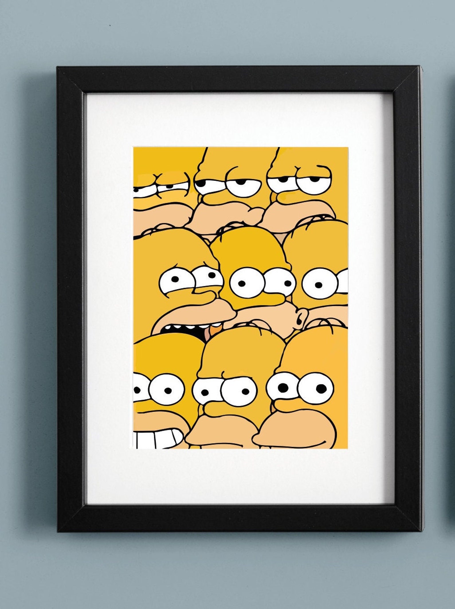 The Simpsons the Simpsons Poster Homer Simpson Bart | Etsy
