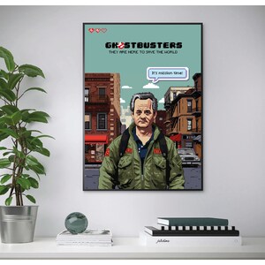 Ghostbusters Pixel Art Poster Set, Ghostbusters Poster, Ghostbusters ...