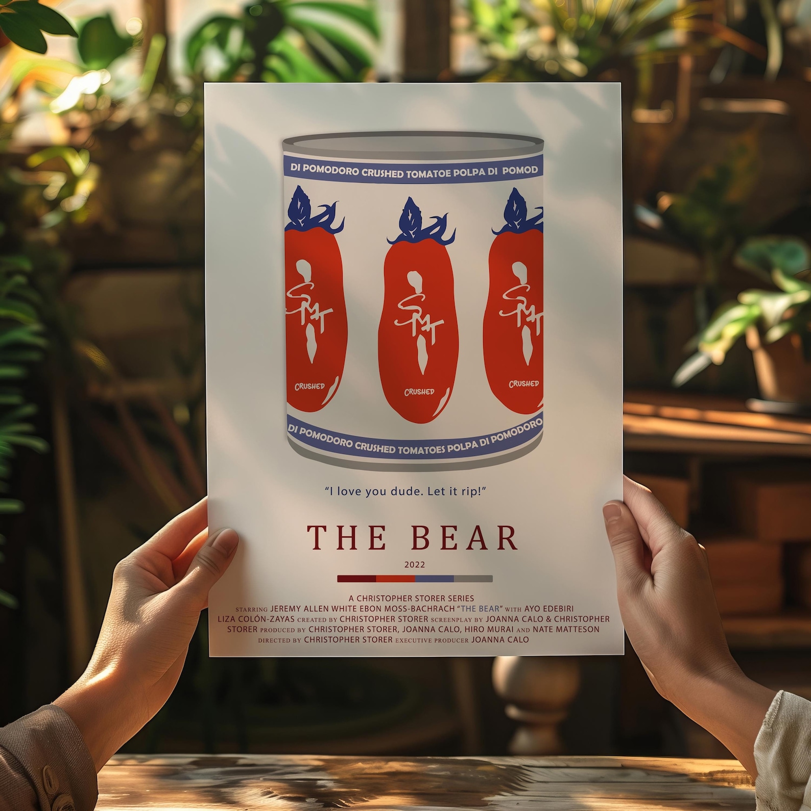 The Bear Poster, Let It Rip Poster, San Marzano, the Bear Tv Show - Etsy