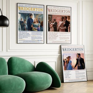 Set of 3 Bridgerton Poster | Bridgerton | Bridgerton Poster ...