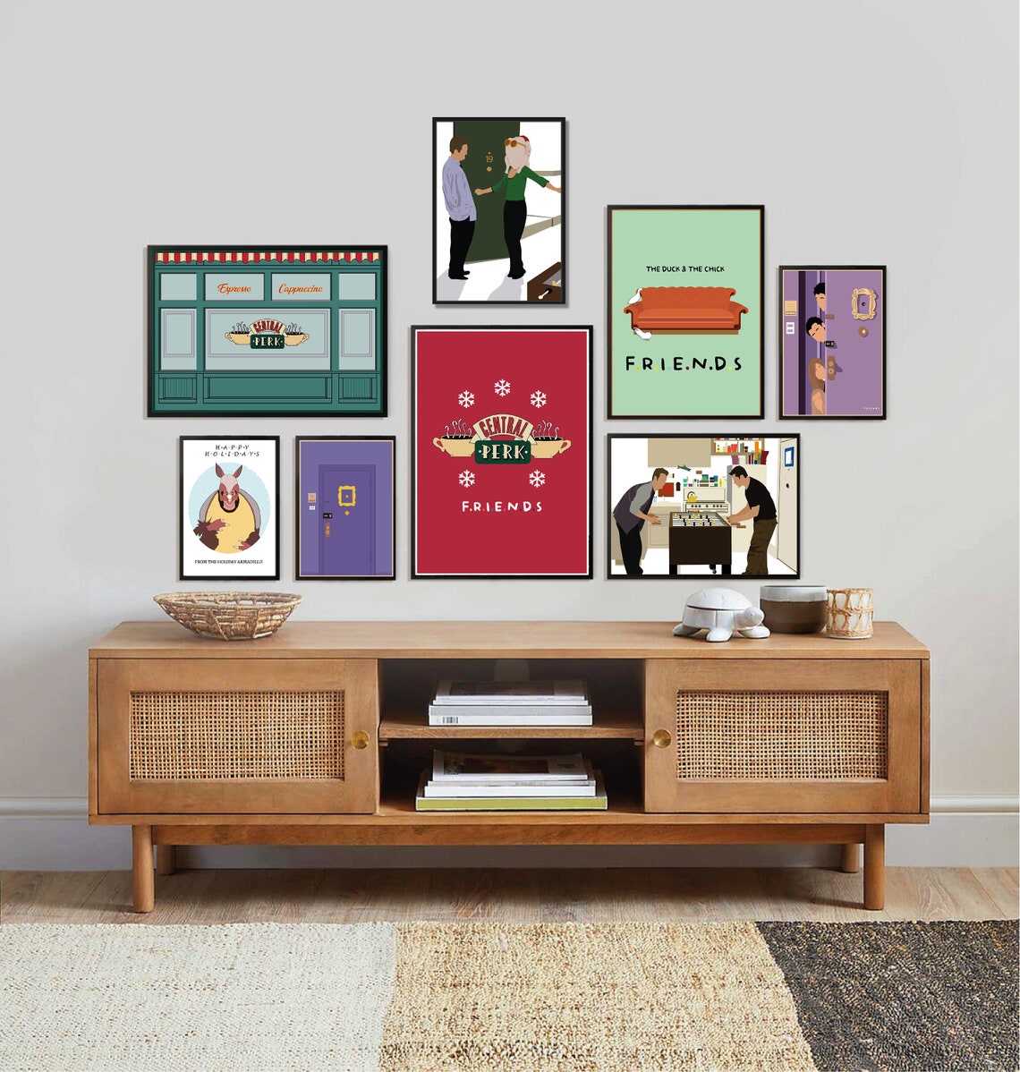 Friends Tv Show Poster Collection, Friends Series, Friends Poster - Etsy