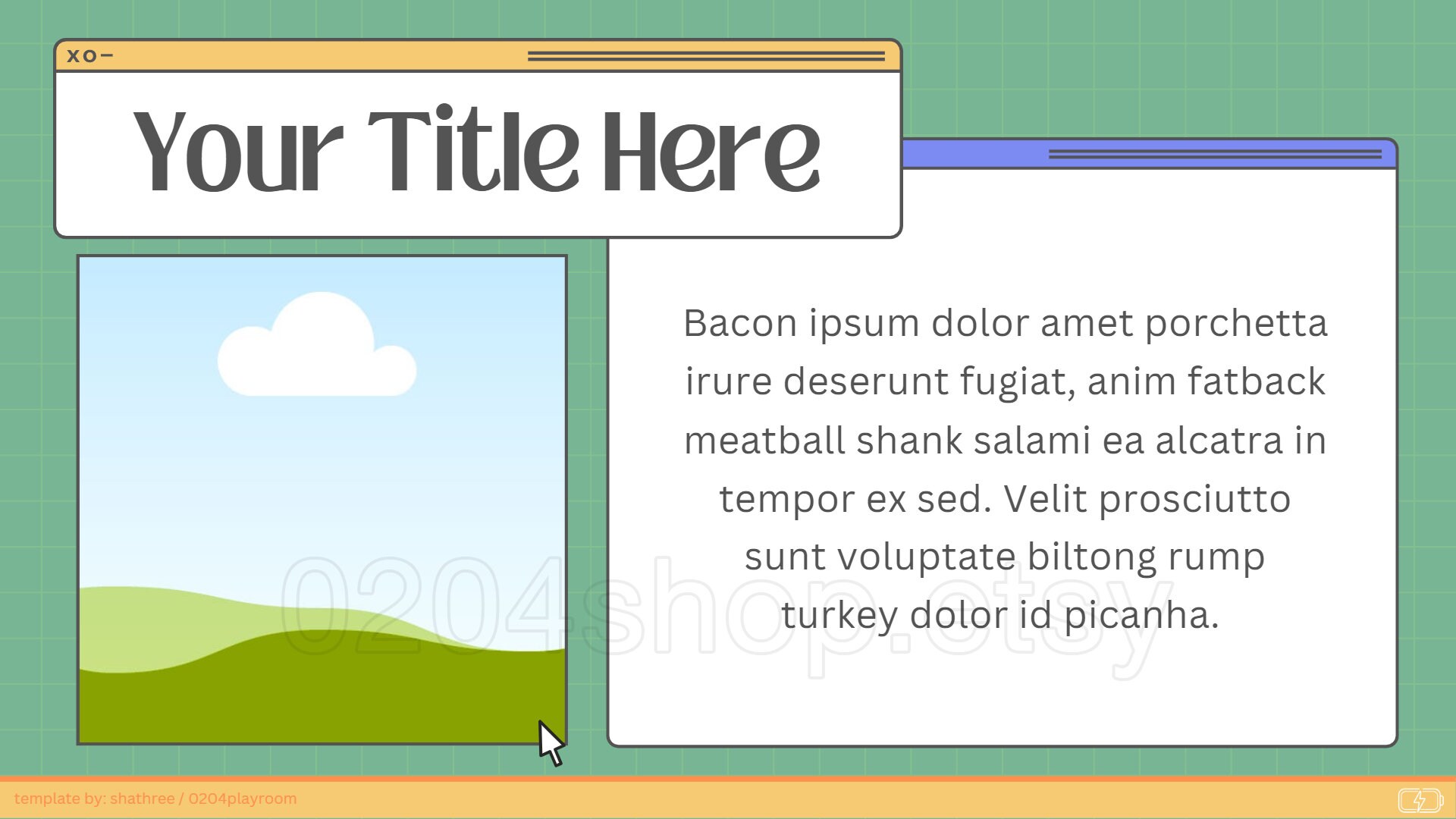 Canva Template: Retro Presentation Widescreen Layout 20 Pages (Download ...