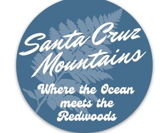 Santa Cruz Bumper Sticker - Etsy