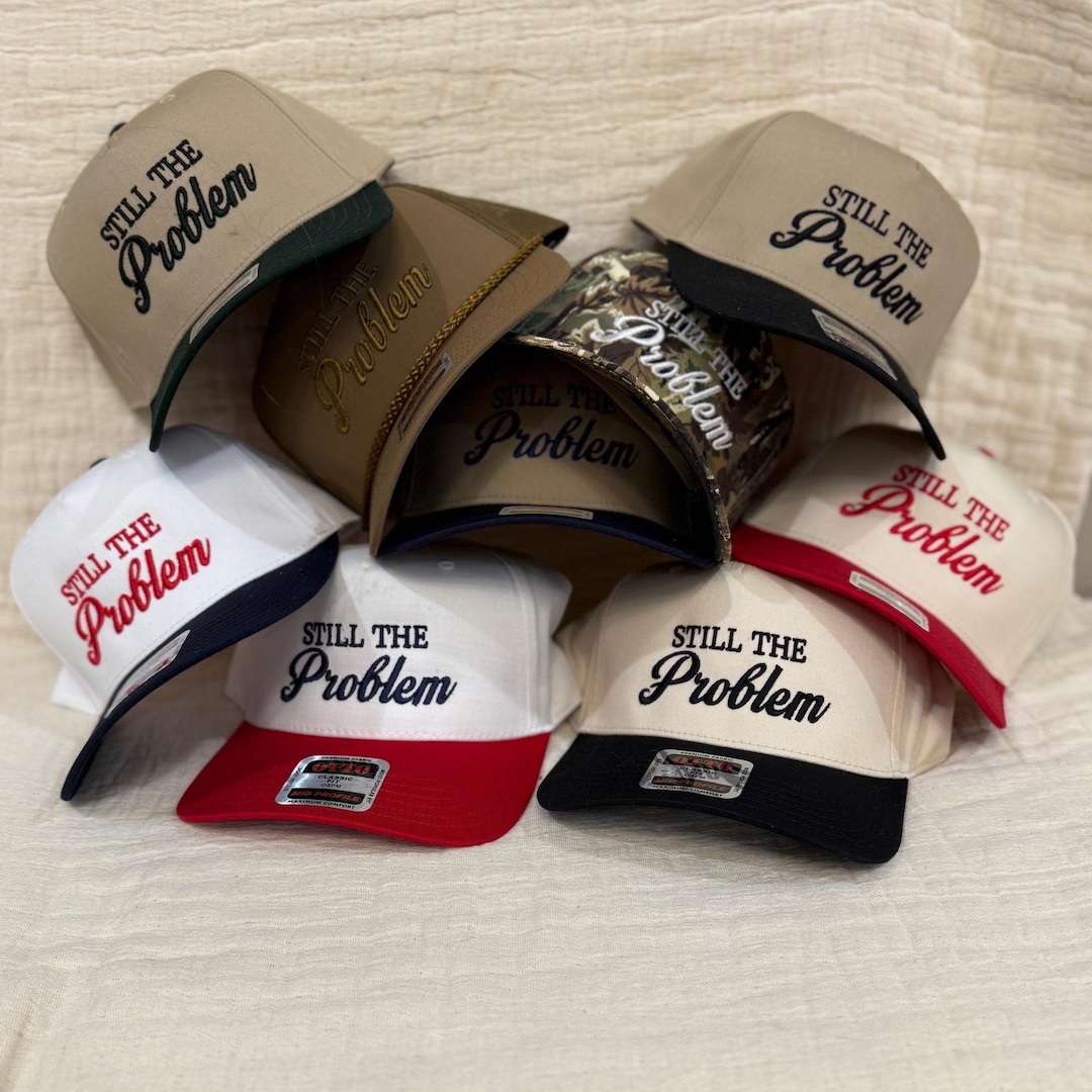 Trucker Hat: Morgan Wallen STILL THE PROBLEM 3D Embroidery Snapback ...