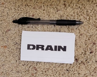 Drain Gang Decal | Etsy