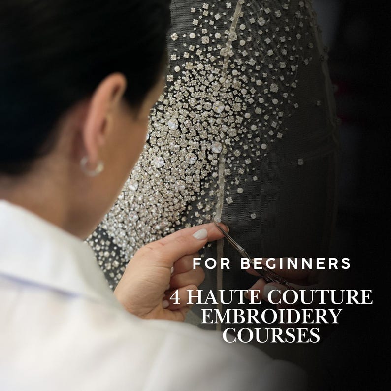 Haute Couture Embroidery Courses | Tambour, Luneville, Monetize Art ...