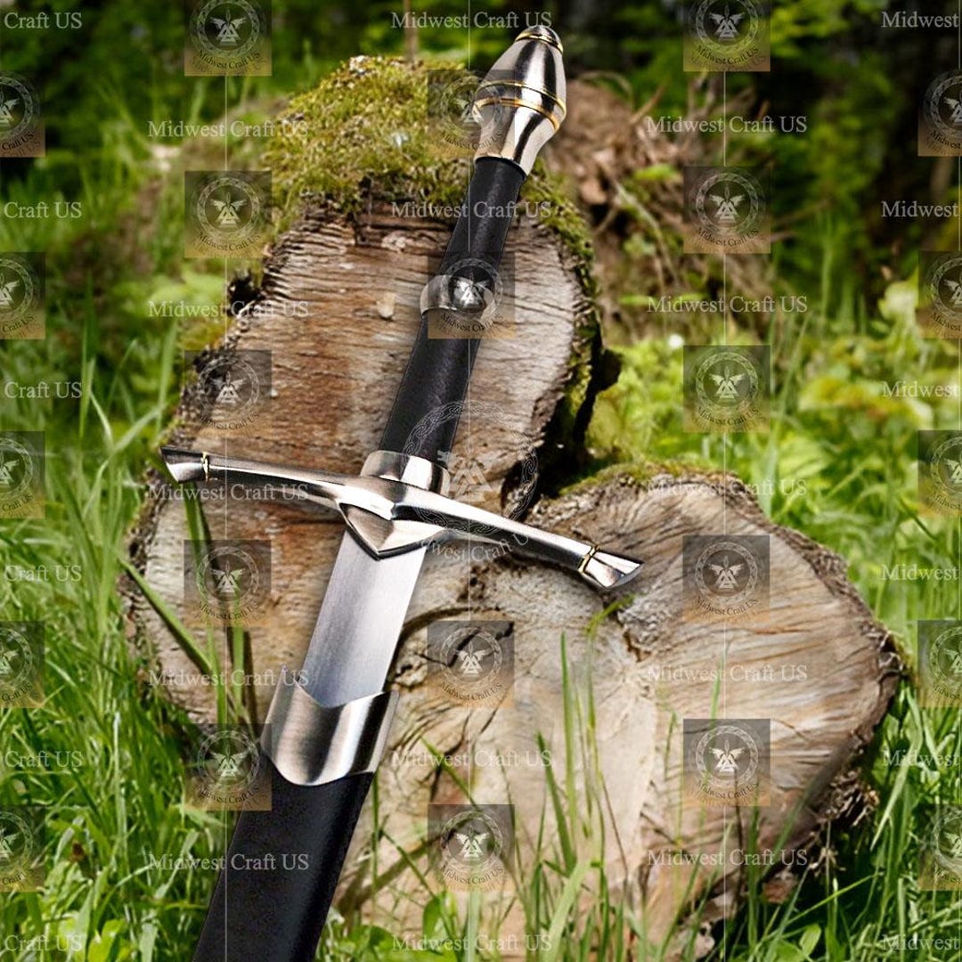 Nazgul Sword of Ringwraiths Hand-forged Aragorn Strider Replica LOTR ...