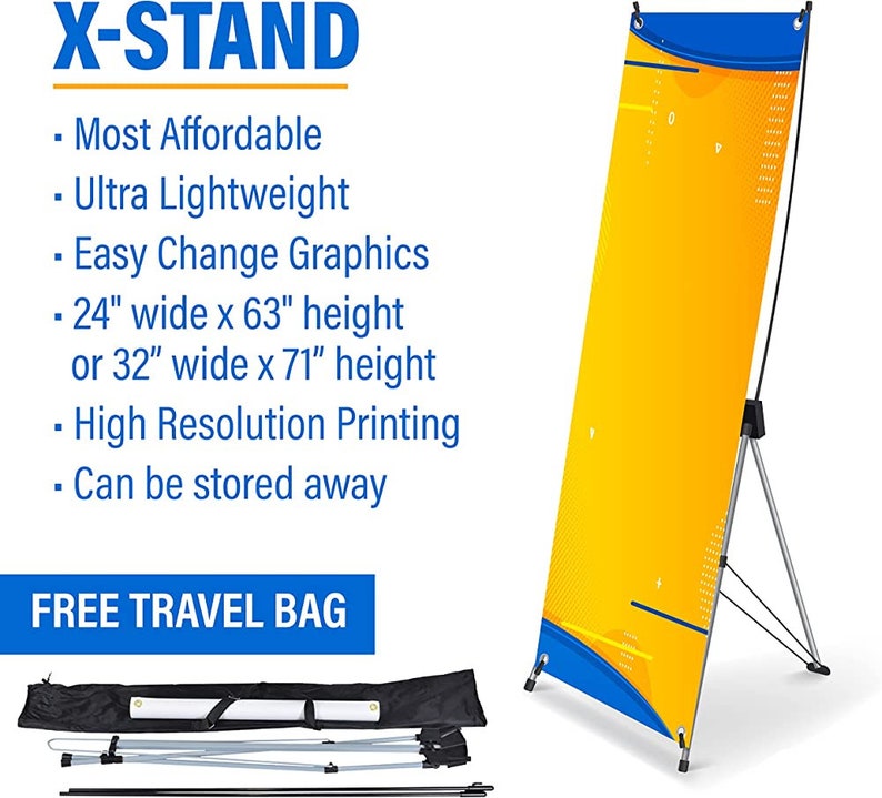 X-frame Banner Stands - Etsy