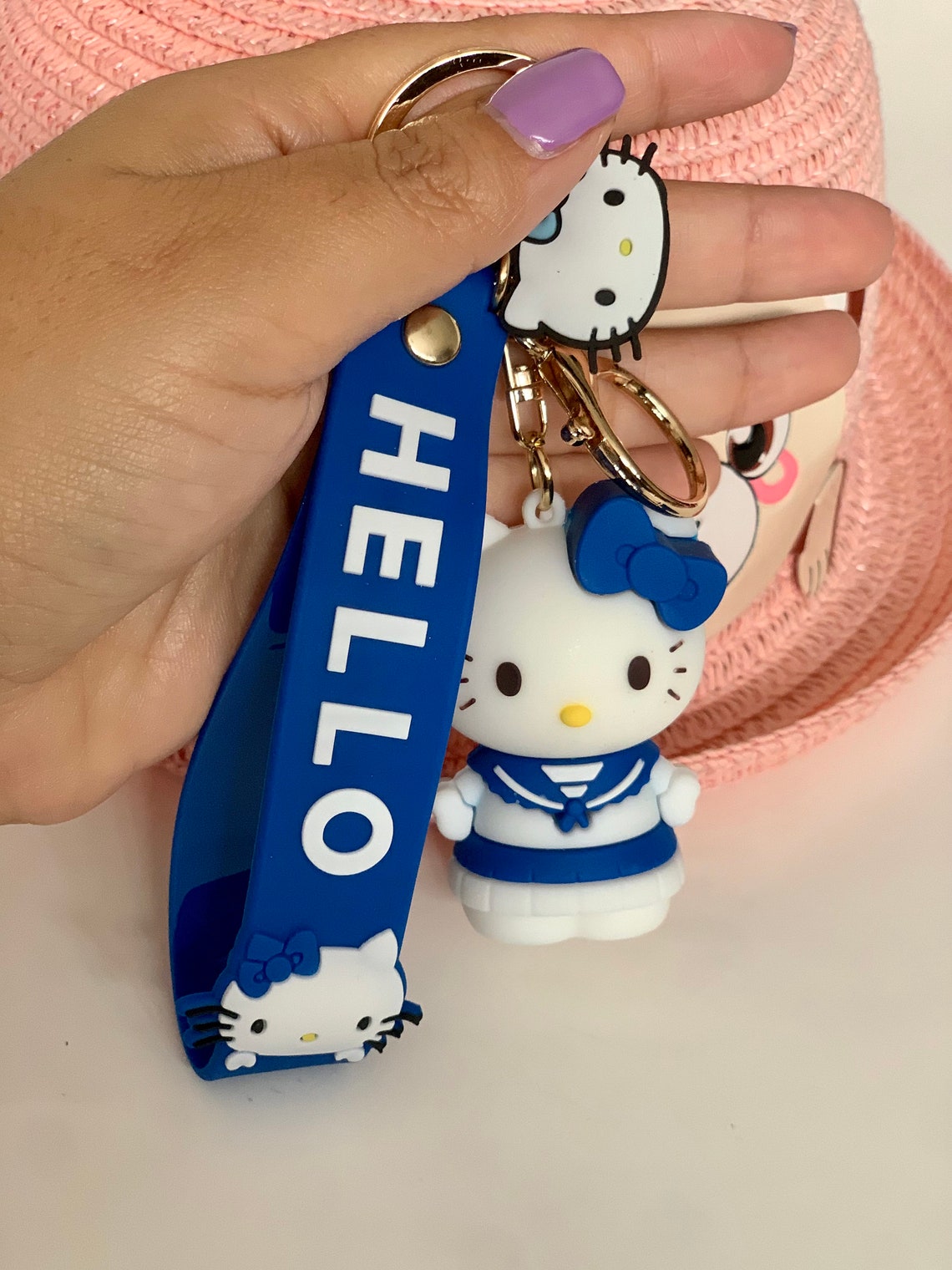 Hello Kitty Keychain Different Characters - Etsy