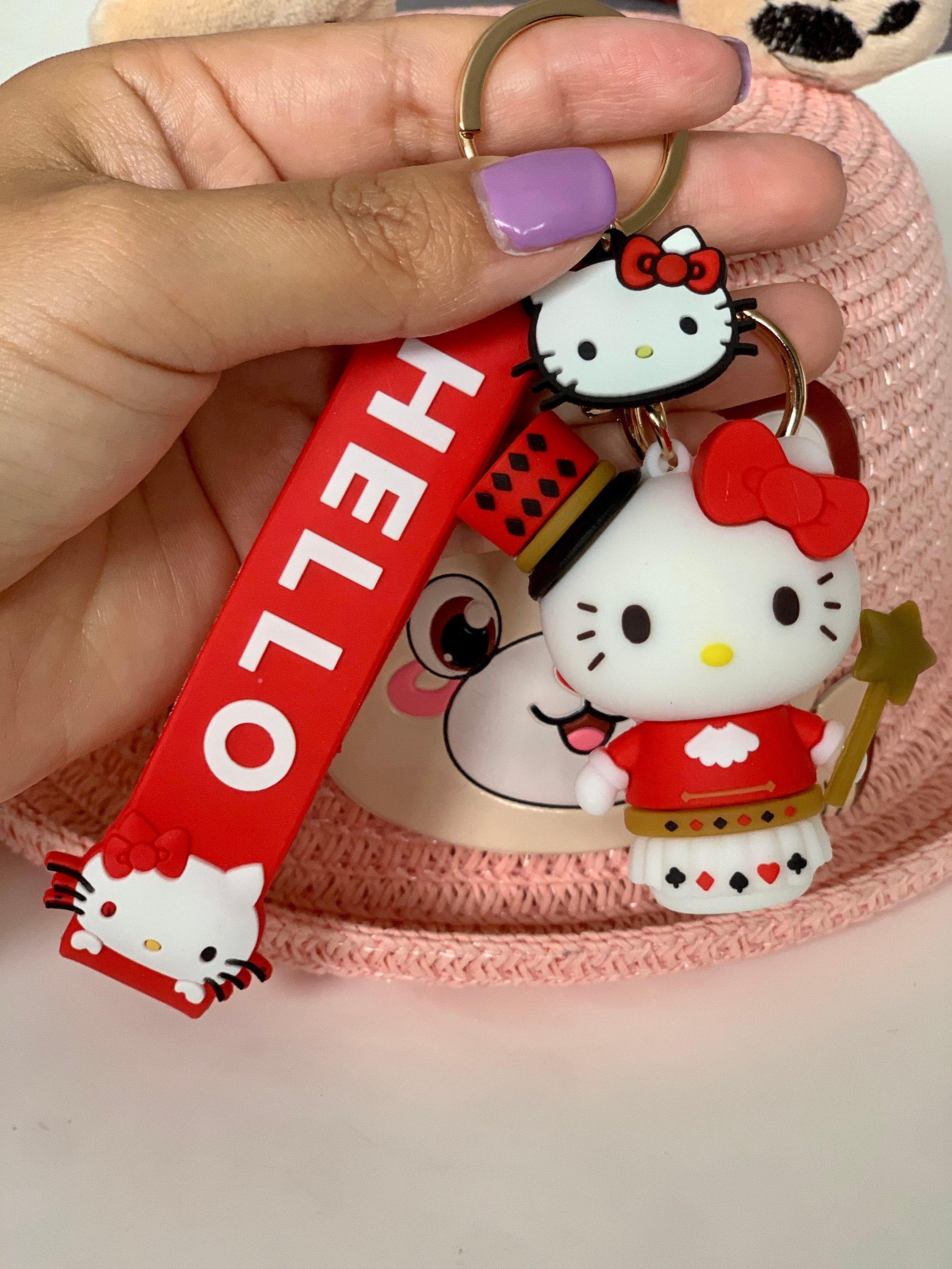 Hello Kitty Keychain Different Characters - Etsy
