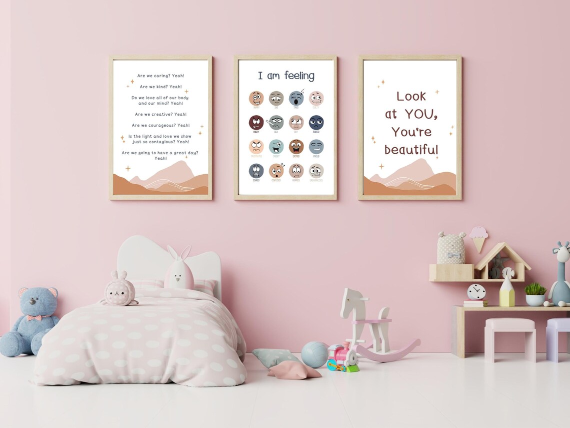 Set of 7 Calming Corner Posters Montessori Classroom Decor - Etsy