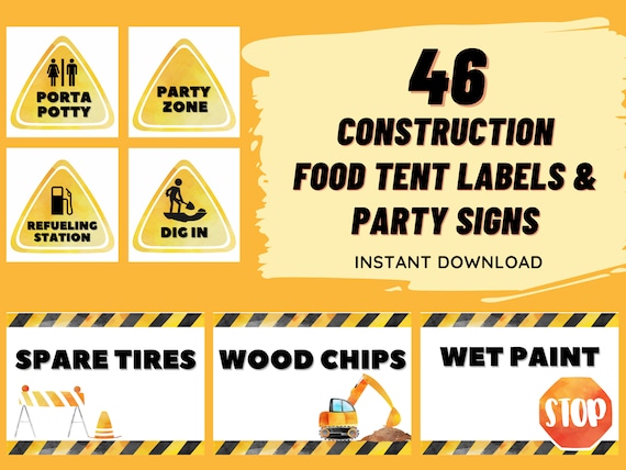 Construction Printable Labels Printable Safety Signs And Labels