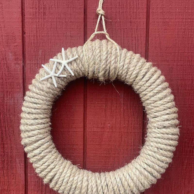 Jute Rope Wreath - Etsy