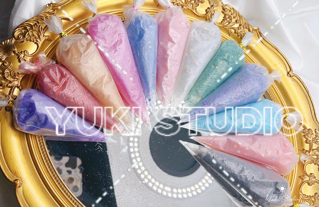 60 G Decode Jelly,silicone Whipped Deco Cream,glitter Colors - Etsy