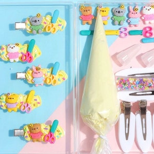 DIY Hair Clips / 10 /DIY Set / Fake Whipped Cream / Decode Whipped ...