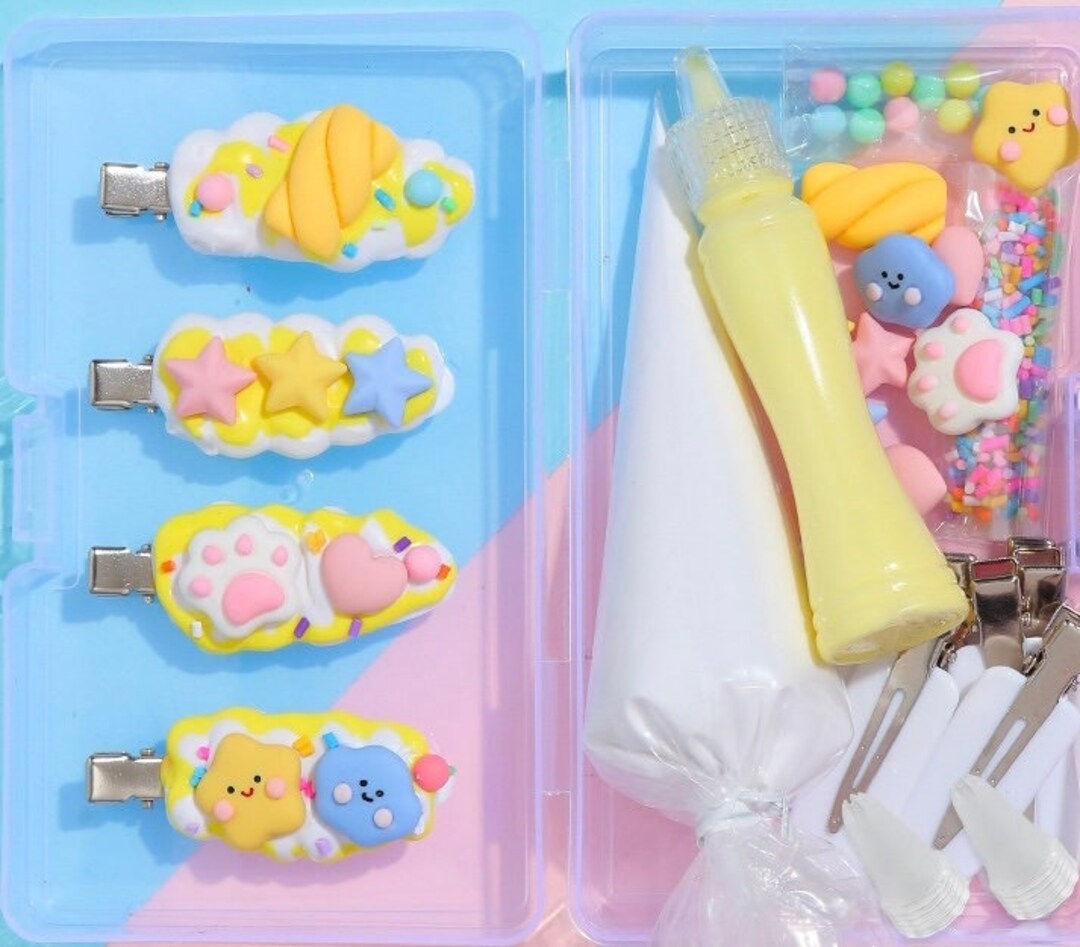 DIY Hair Clips / 10 /DIY Set / Fake Whipped Cream / Decode Whipped ...