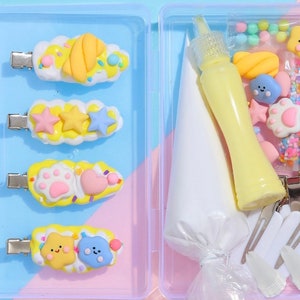DIY Hair Clips / 10 /DIY Set / Fake Whipped Cream / Decode Whipped ...