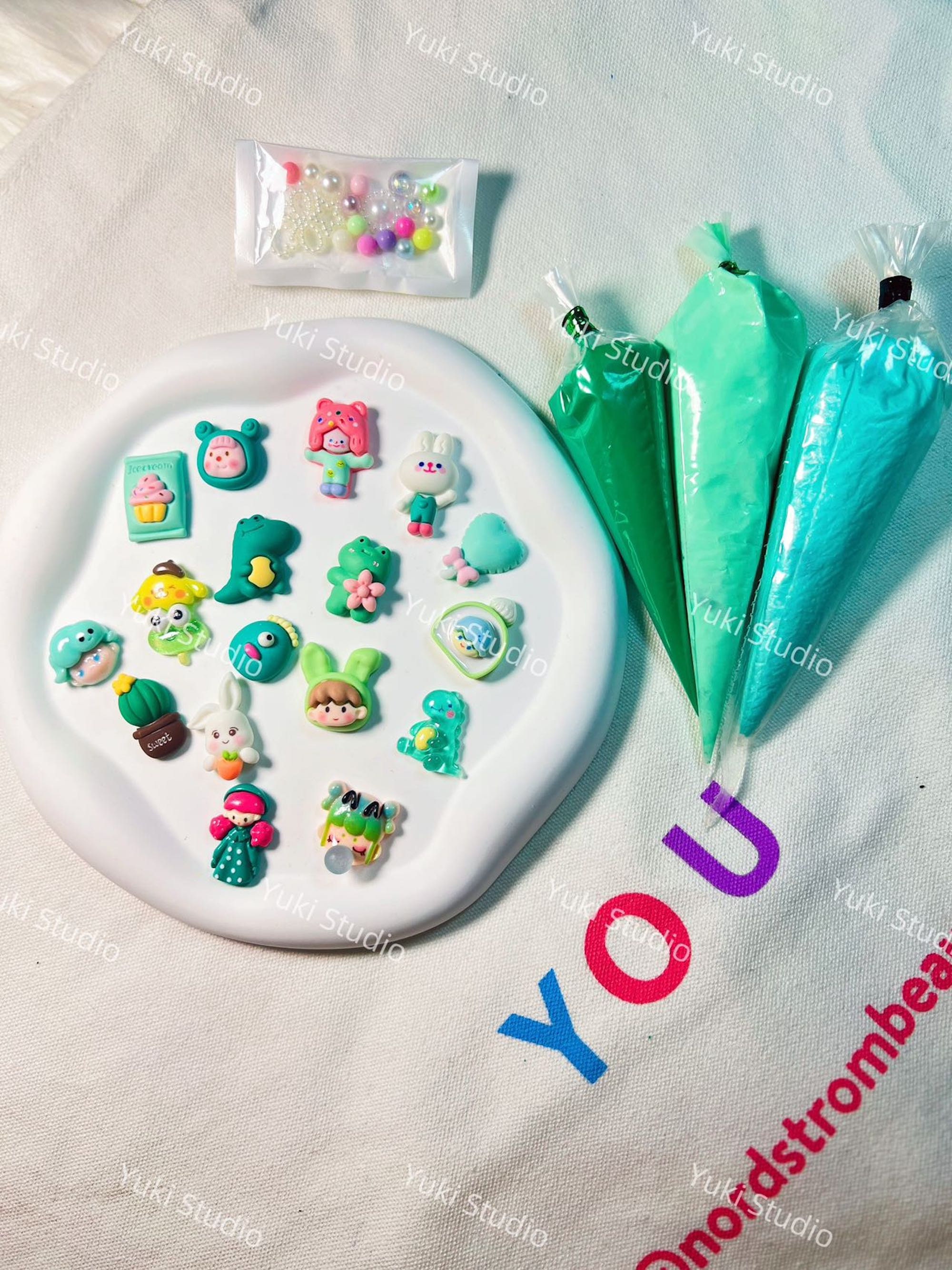 Decoden Cream Glue and Charms Kit ,decoden Kits for Beginners, Decoden ...