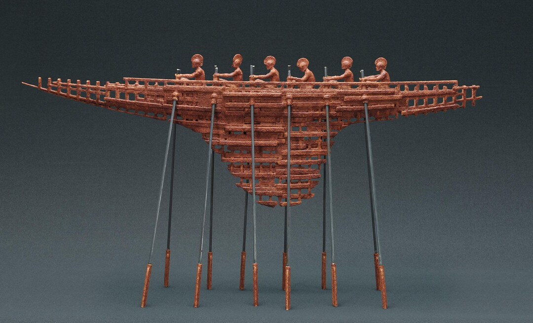 Wood PLA Sculpture - Odysseus. Home Decoration Designed and Hand ...