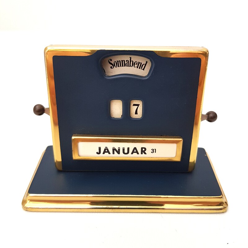Vintage Desk Calendar - Etsy UK
