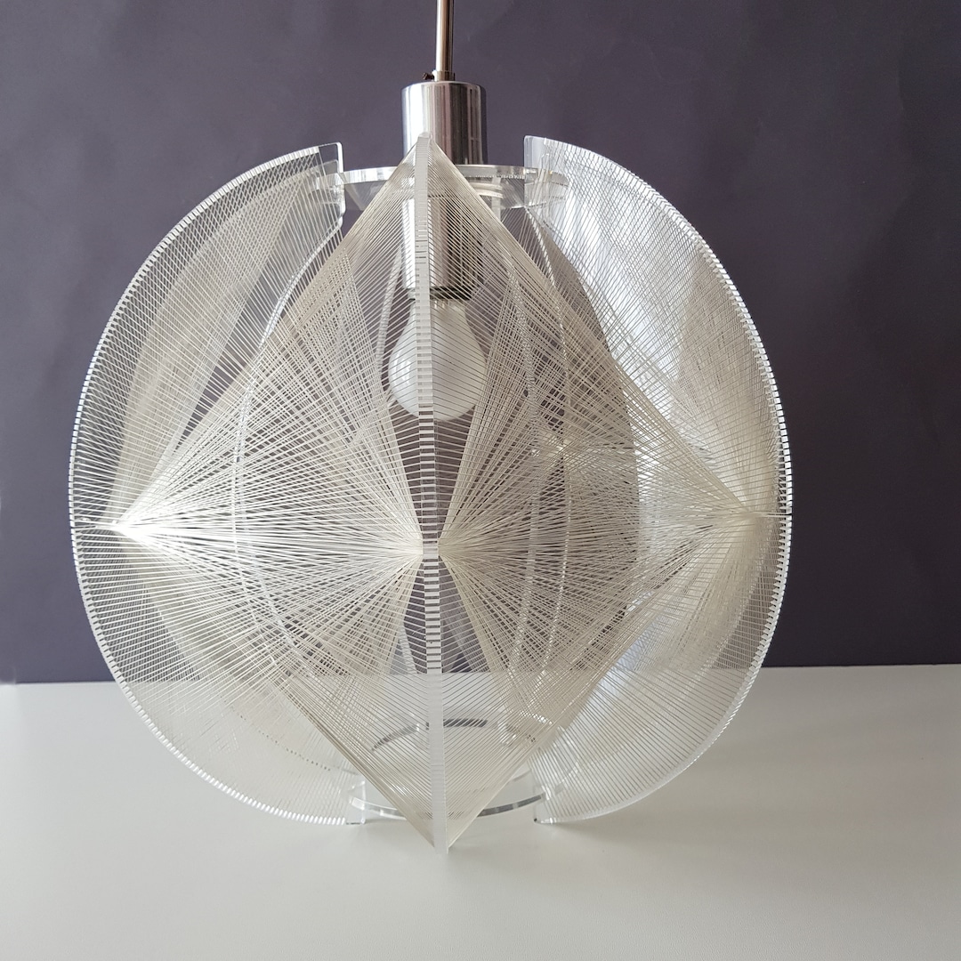 Paul Secon Sompex Pendant Light Hanging Lamp 60s Germany - Etsy