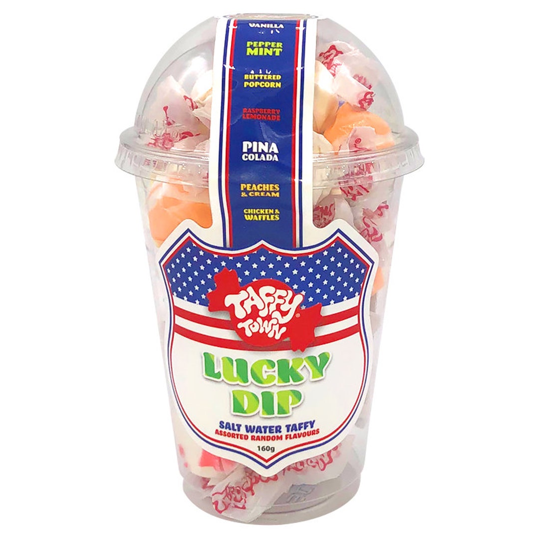 Taffy Town Candy Cup Lucky Dip Candy Cup 182g - Etsy Australia