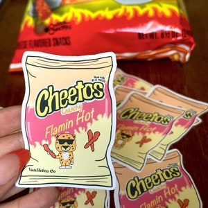 Cute Hot Cheetos Sticker - Etsy