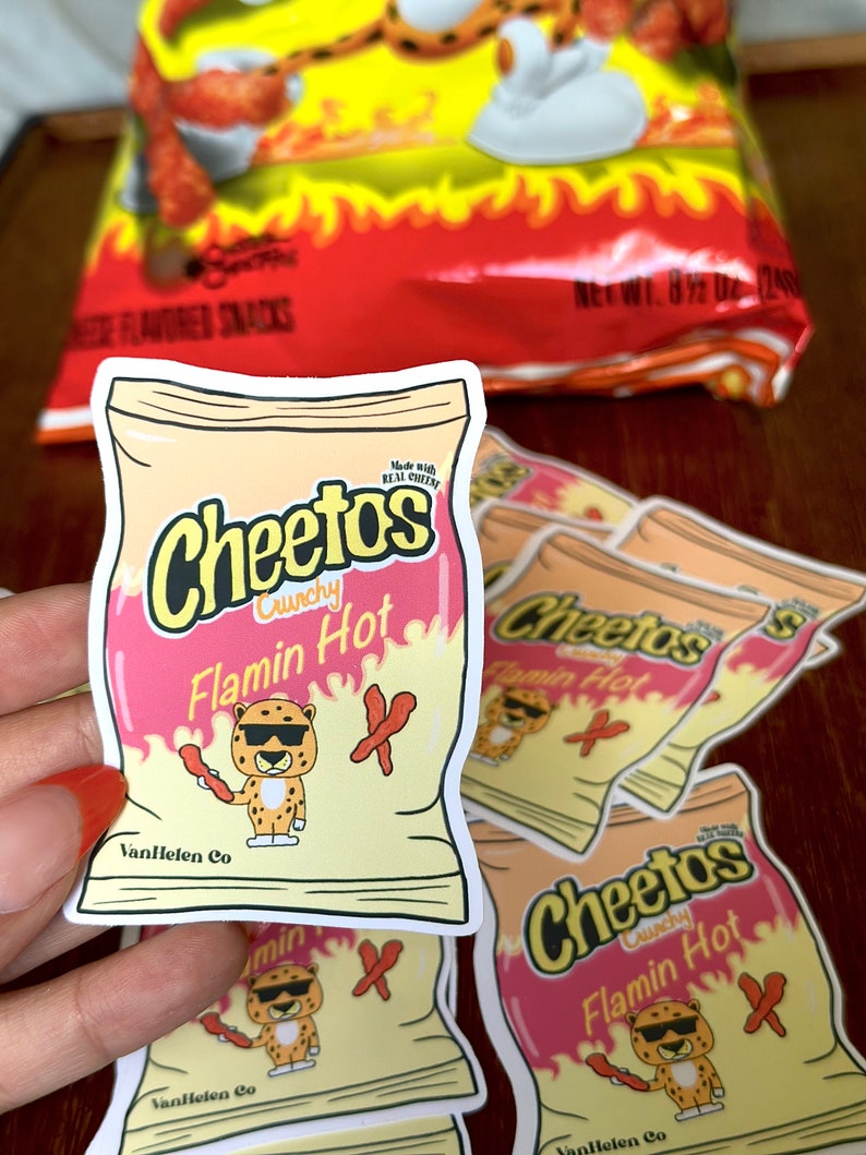 Cute Hot Cheetos Sticker - Etsy