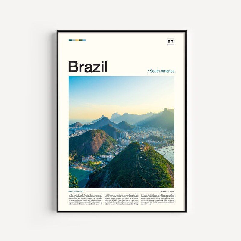 Brazil Art - Etsy