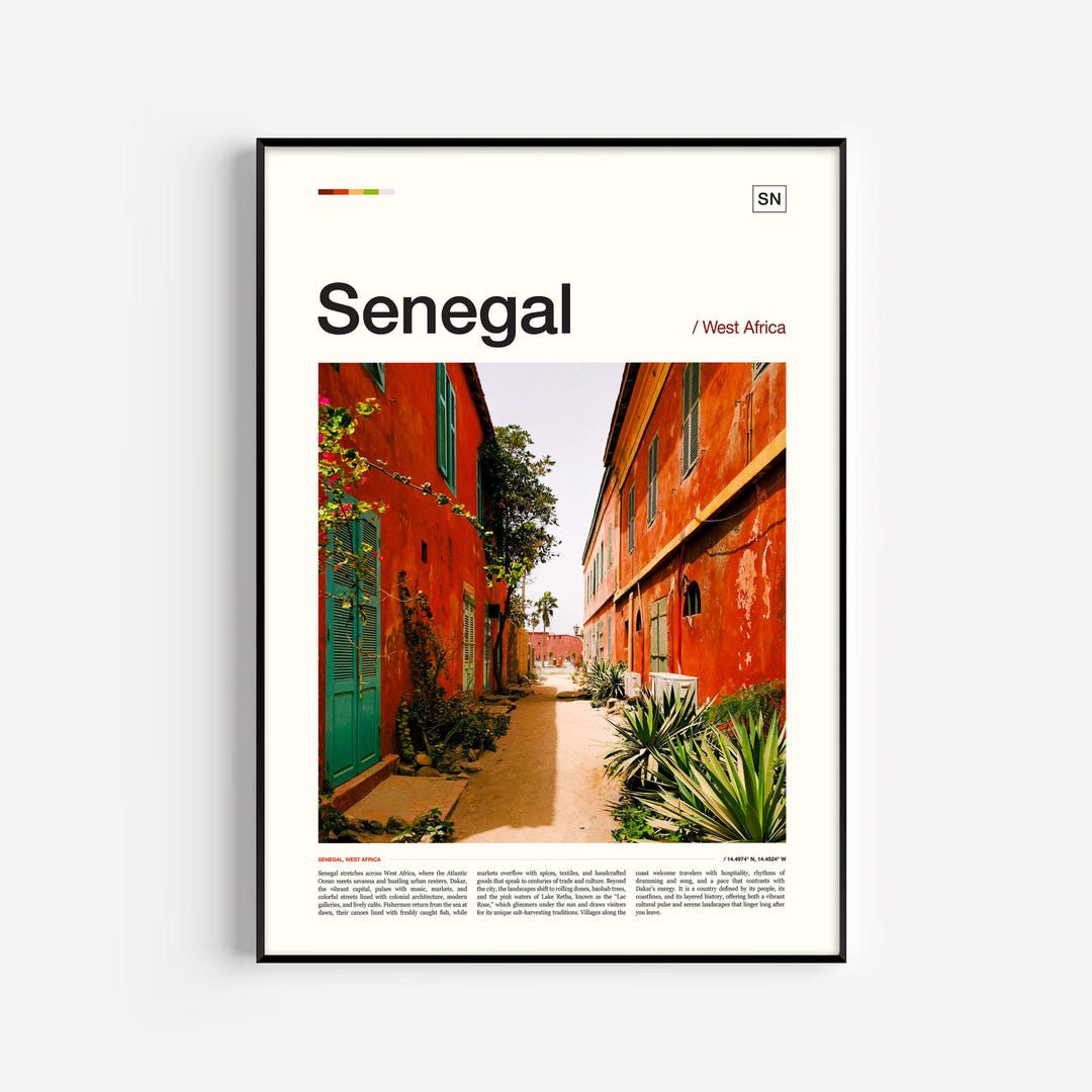 Senegal Travel Photography Print, Dakar Wall Art - Etsy
