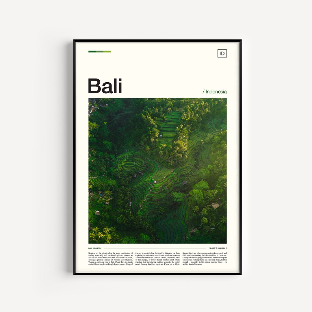 Bali Print, Bali Poster, Bali Art, Bali Décor, Bali Wall Art, Indonesia ...
