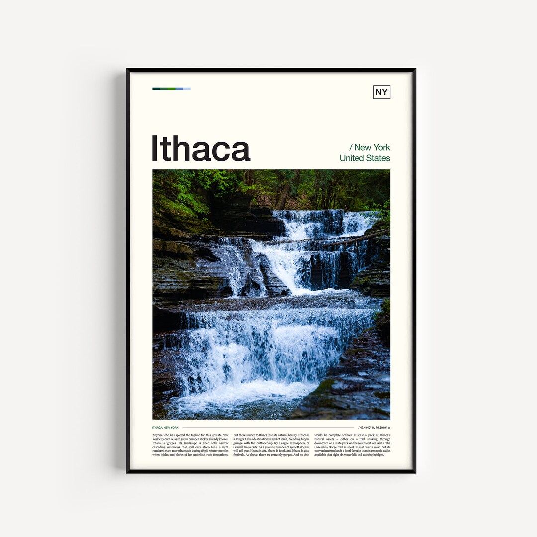 Ithaca Print, Ithaca Poster, Ithaca Wall Art, Ithaca Art Print, Ithaca ...