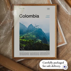 Colombia Print, Colombia Wall Art, Colombia Poster, Colombia Photo ...
