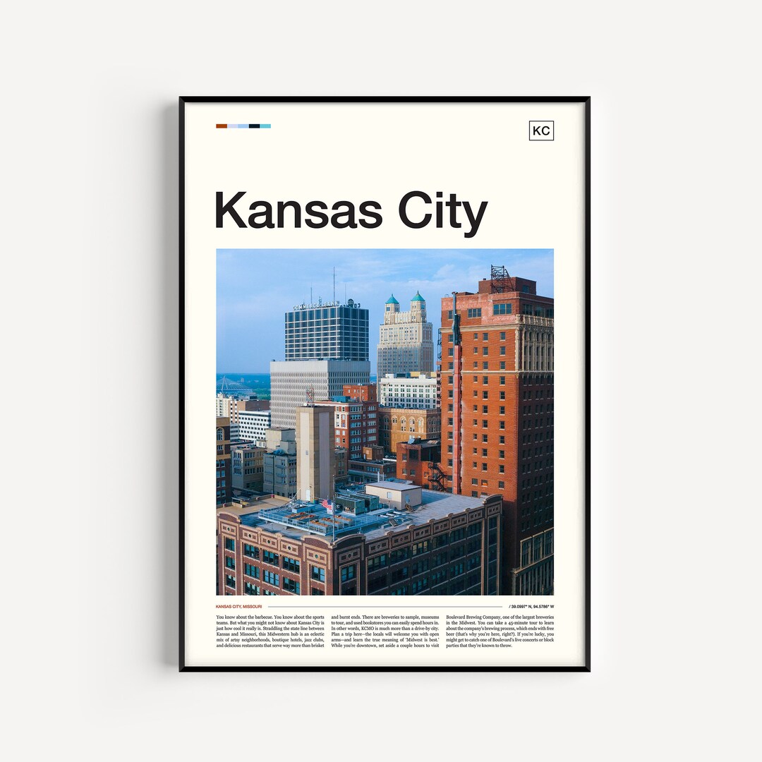 Kansas City Print, Kansas City Art, Kansas City Wall Art, Kansas City ...
