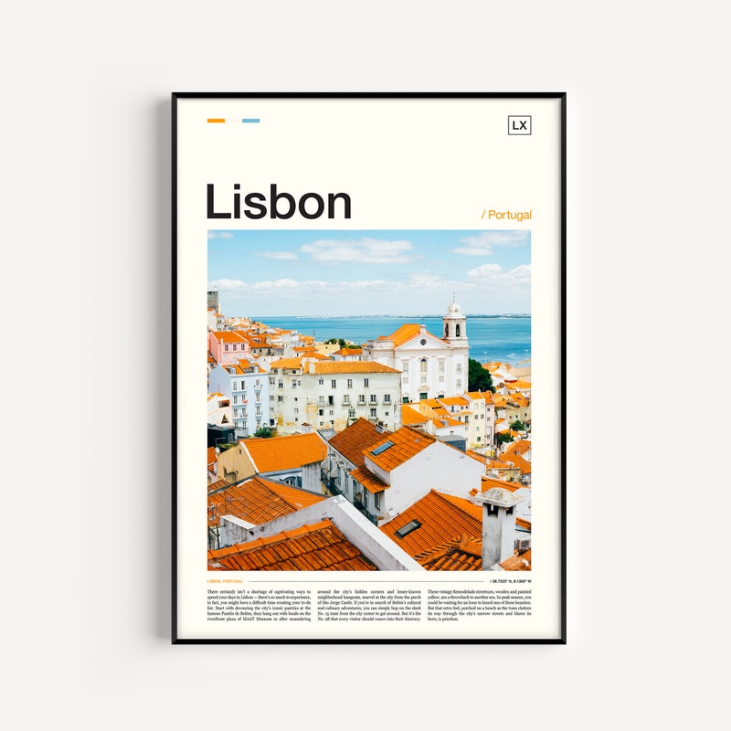 Lisbon Print - Etsy