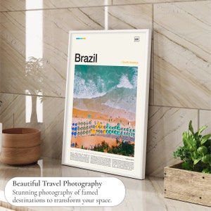 Brazil Print, Brazil Poster, Brazil Art, Brazil Wall Art, Brazilian Art ...