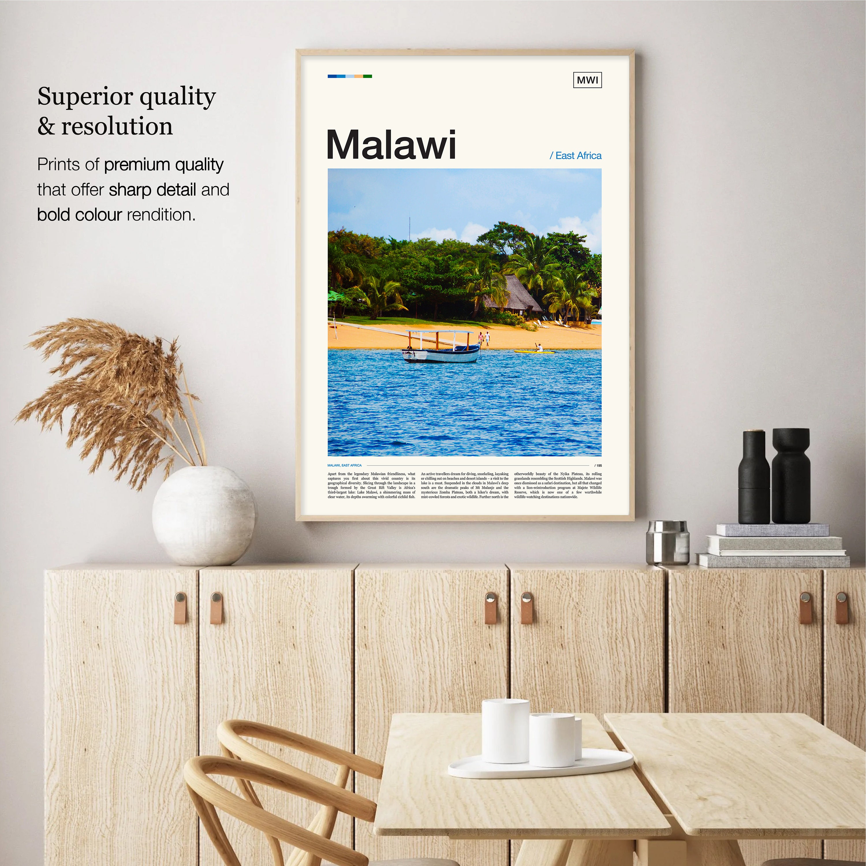 Malawi Print Malawi Poster Malawi Wall Art Malawi Art - Etsy