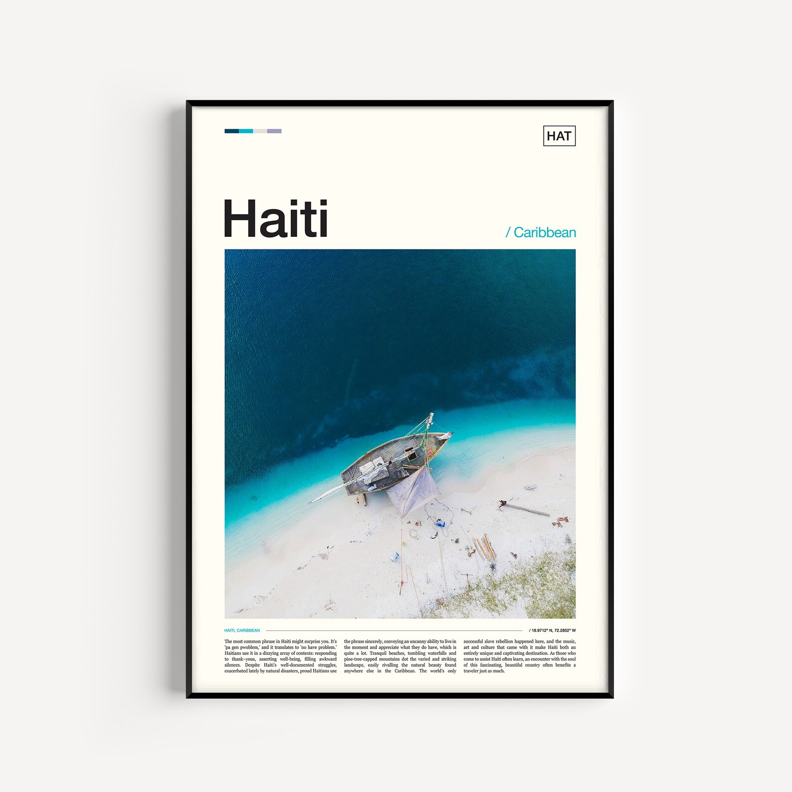 Haiti Print, Haiti Poster, Haiti Wall Art, Haiti Travel, Haiti Art ...