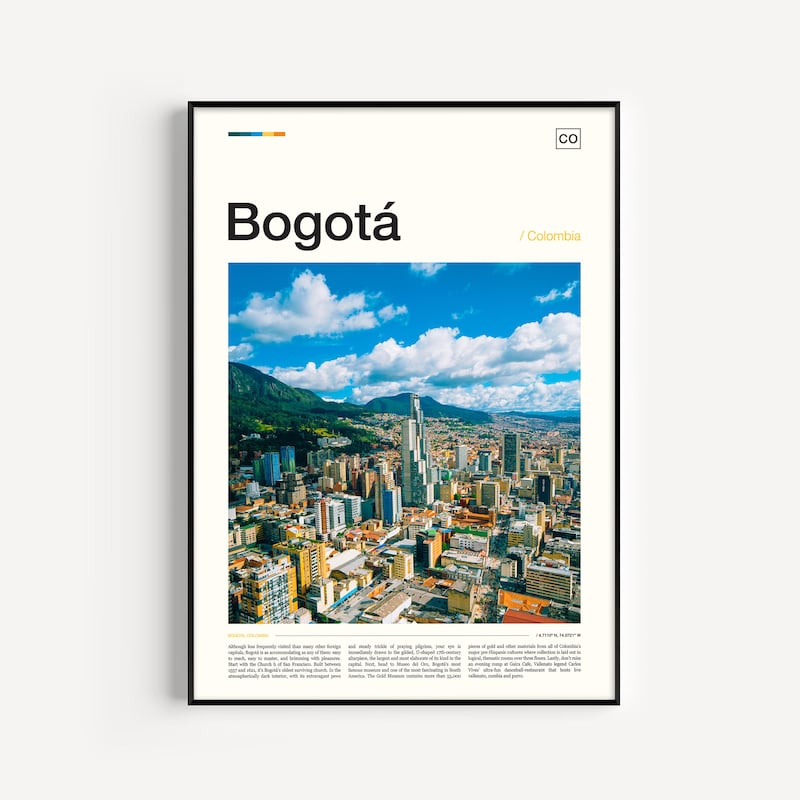 Colombia Poster - Etsy