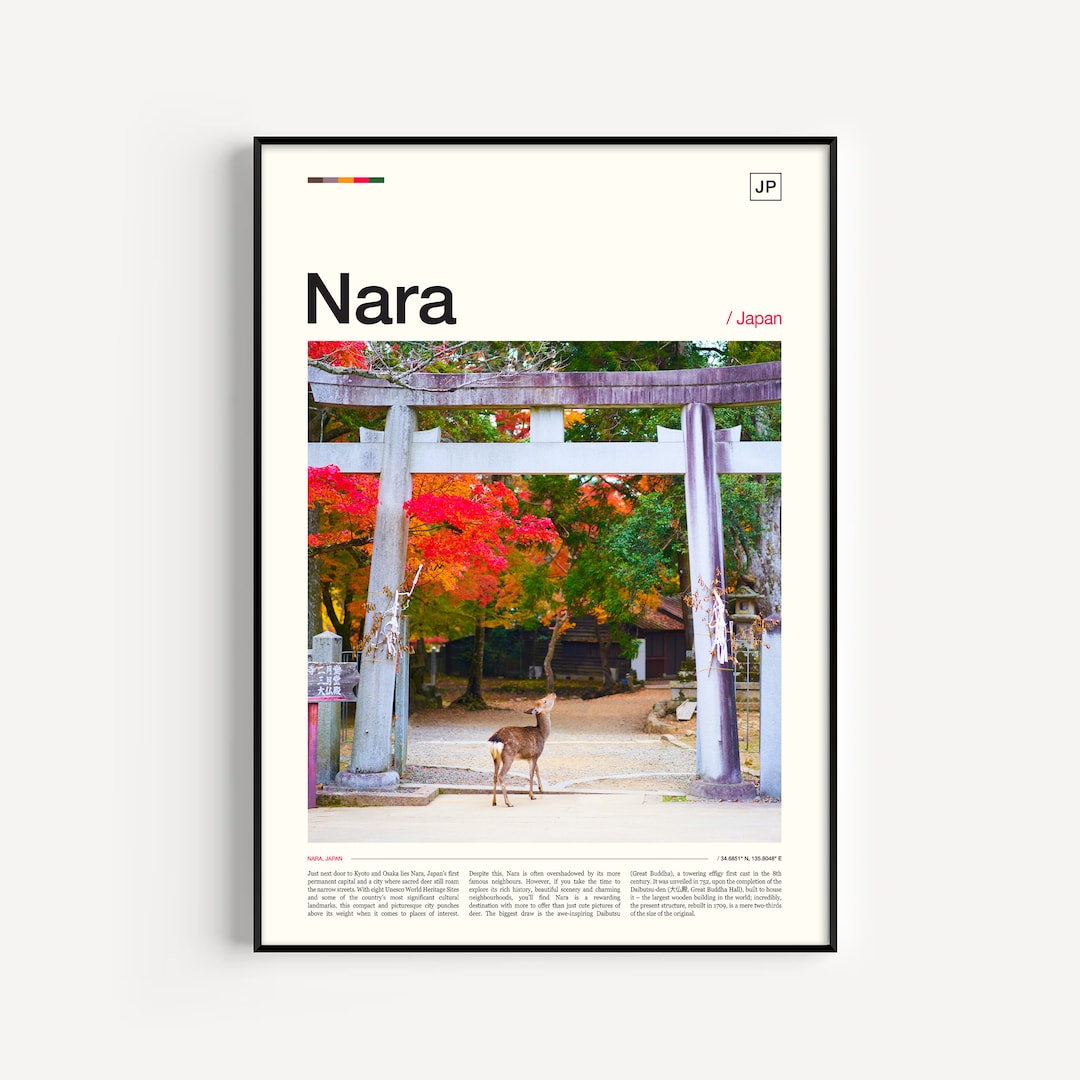 Nara Print, Nara Poster, Nara Wall Art, Nara Art Print, Nara Photo ...