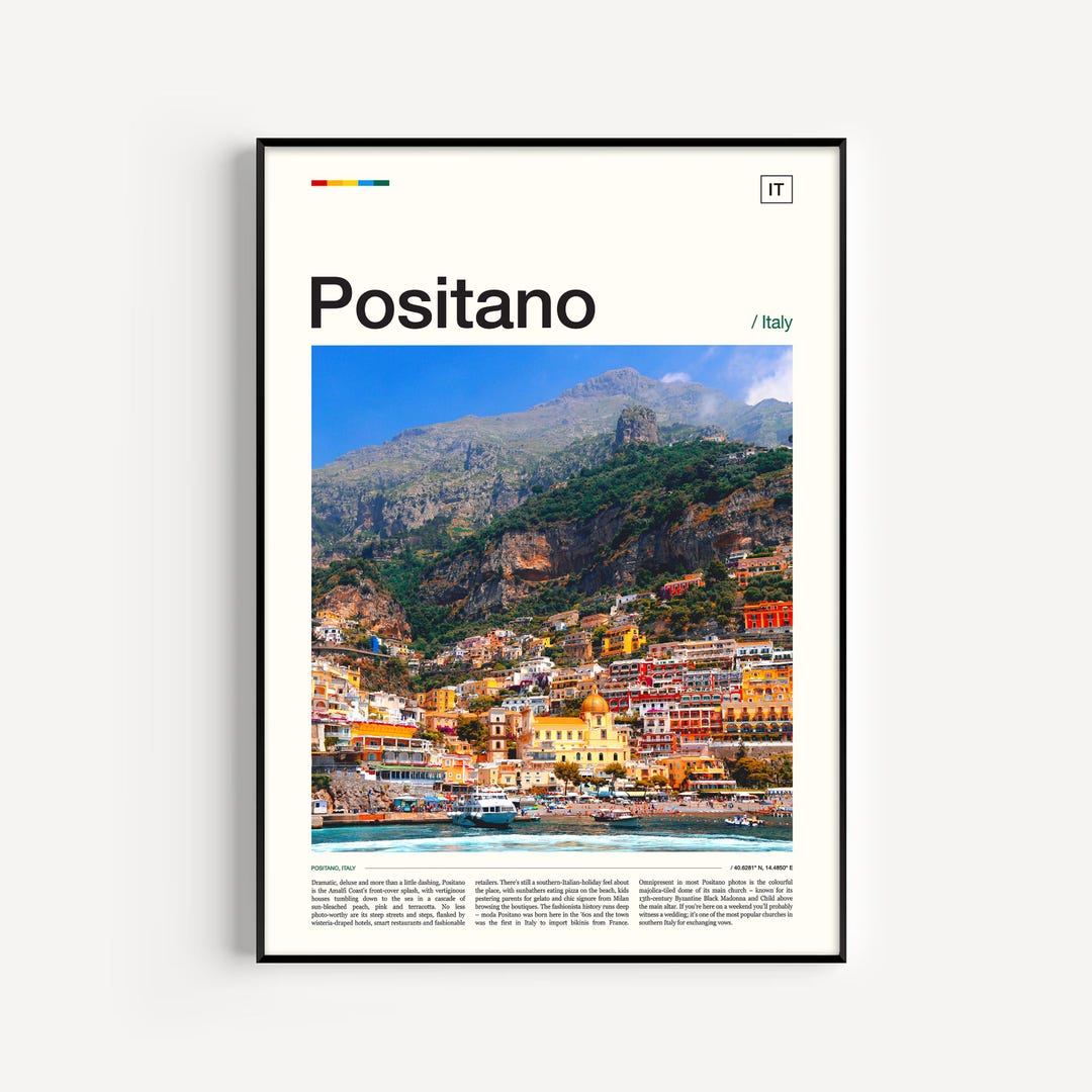 Positano Print, Positano Poster, Positano Wall Art, Positano Art Print ...