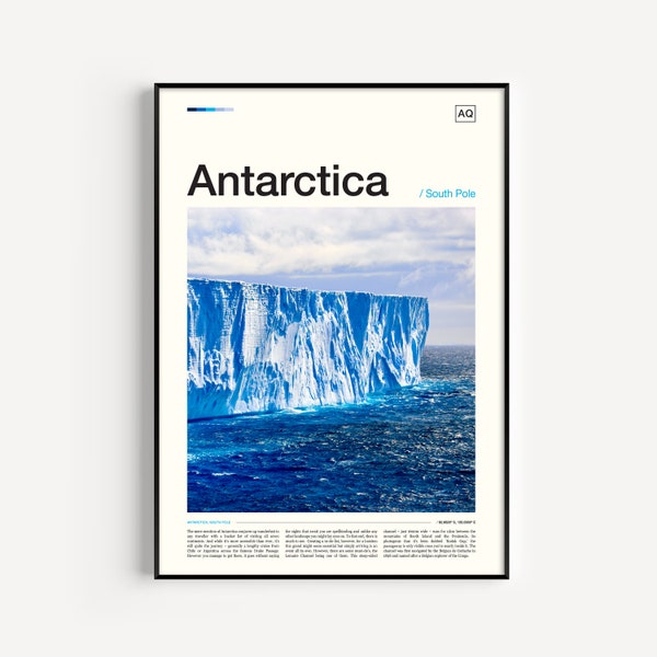 Antarctica Poster - Etsy