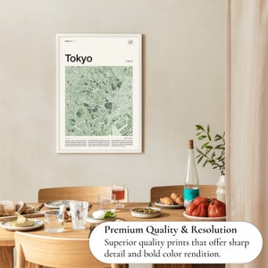 Tokyo Map Poster, Tokyo Print, Tokyo Map, Tokyo Poster, Tokyo Wall Art ...