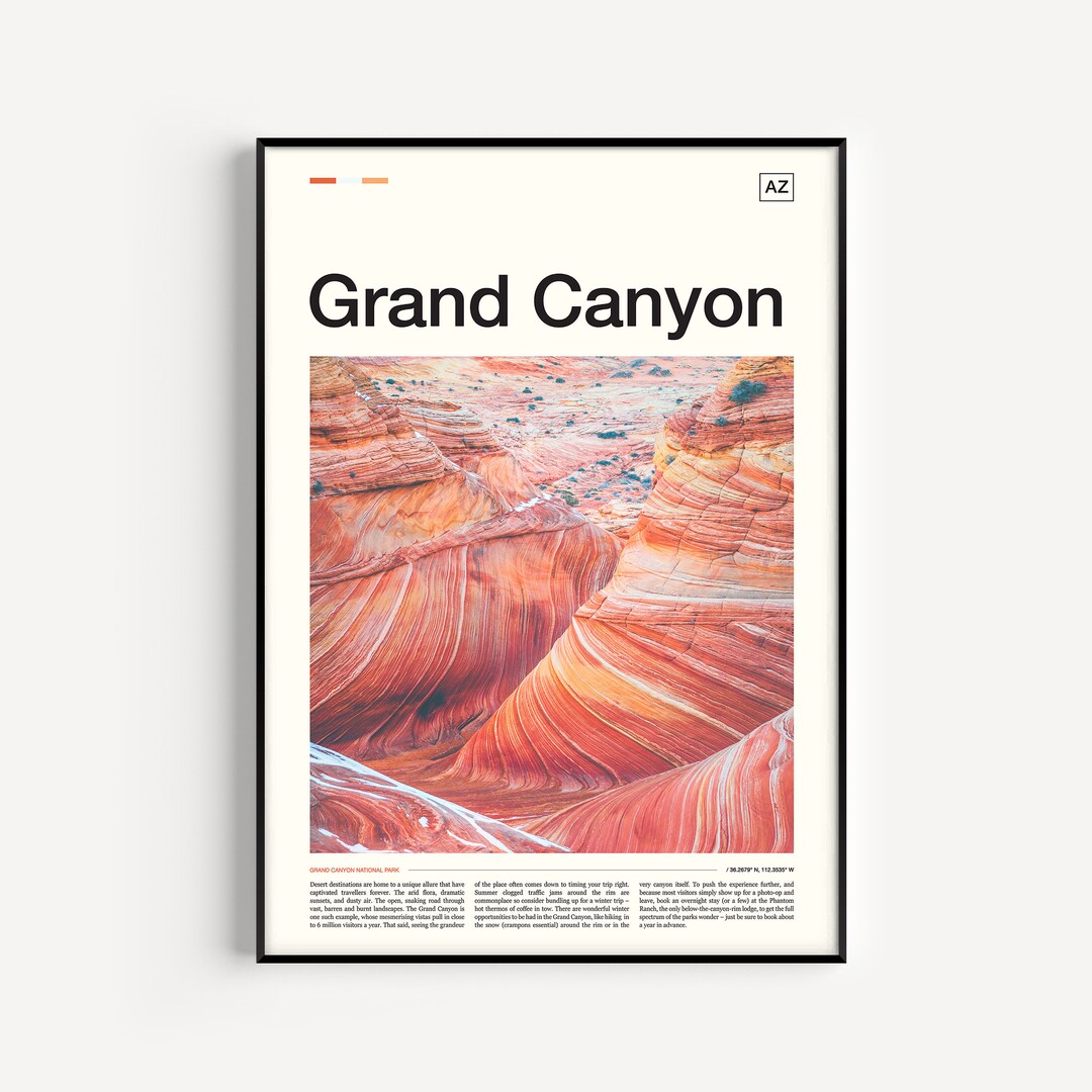 Grand Canyon Print, Grand Canyon Poster, Grand Canyon Art, Grand Canyon ...