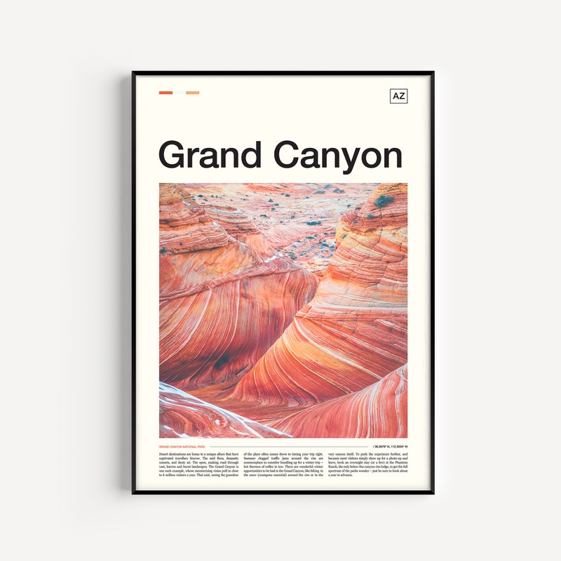 Grand Canyon Poster - Etsy
