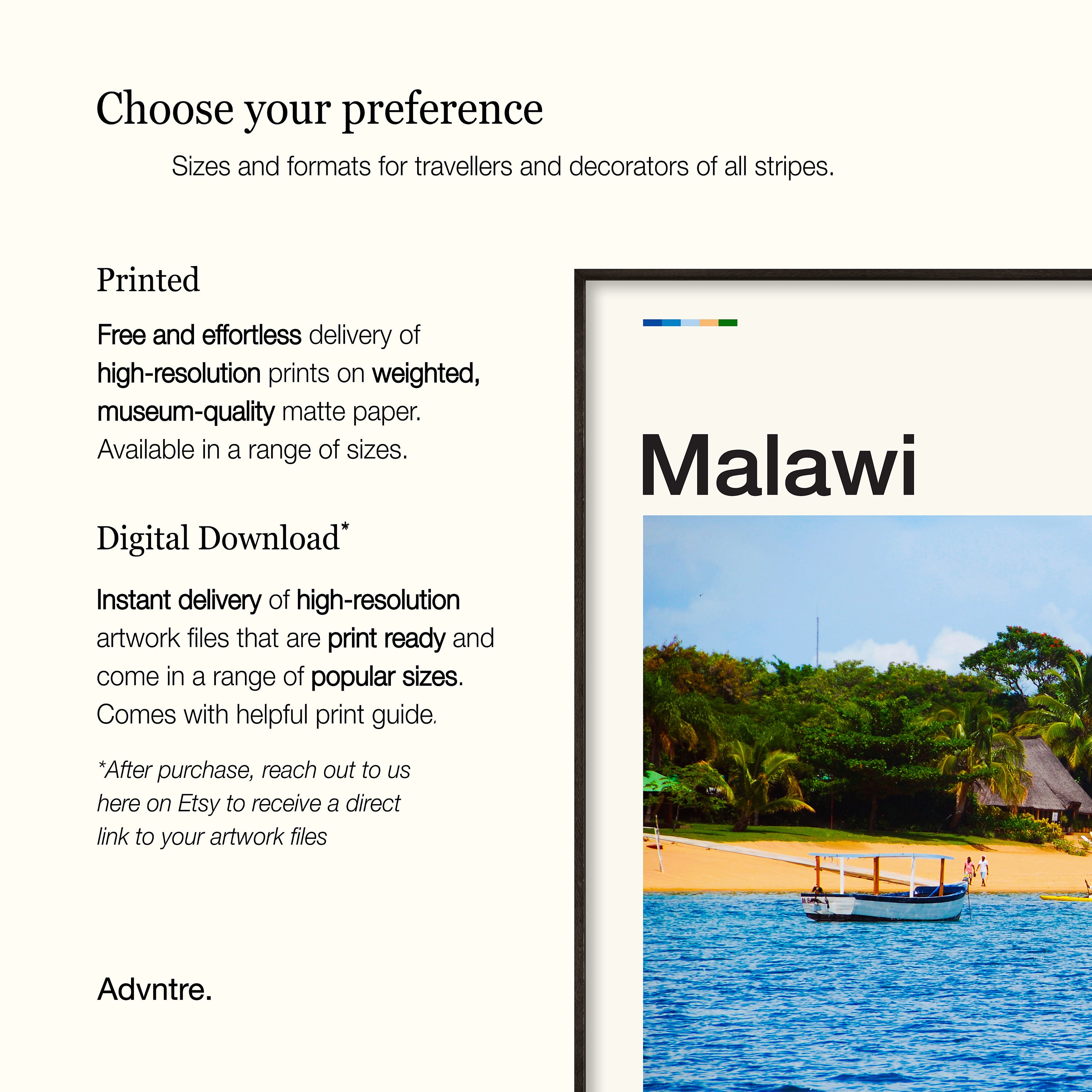 Malawi Print Malawi Poster Malawi Wall Art Malawi Art - Etsy
