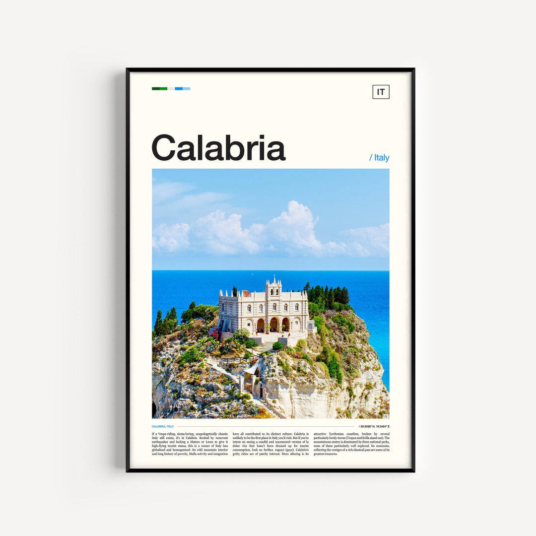 Calabria Print Calabria Poster Calabria Wall Art Calabria - Etsy