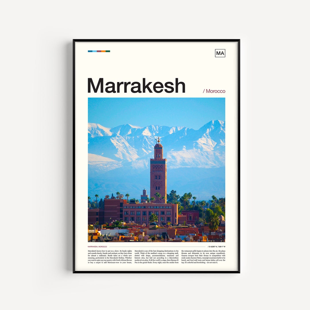 Marrakesh Print, Marrakesh Poster, Marrakesh Wall Art, Marrakesh Art ...