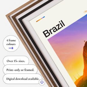 Brazil Art, Brazil Poster, Brazil Print, Brazil Wall Art, Brazilian Art ...